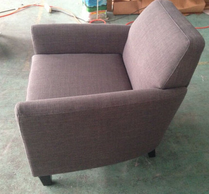 Hotel fabric lounge chair with ottoman ,single sofa LC-0011