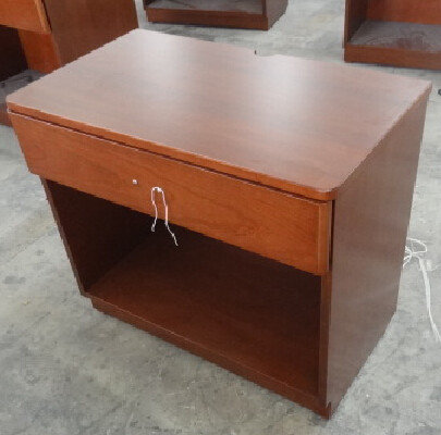 Wooden Simple design hotel furniture HPL top night stand/bed side table NT-0031