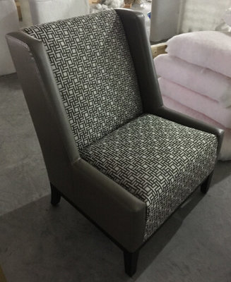 Hotel fabric lounge chair ,single sofa LC-0019