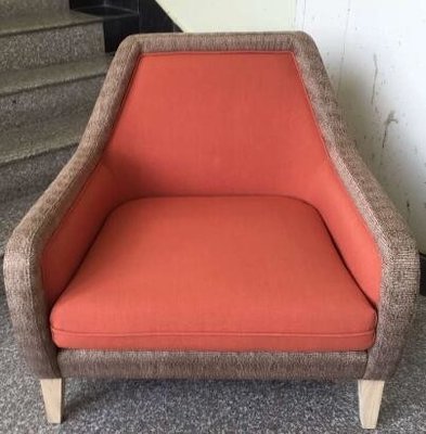 Hotel wooden fabric upholstery lounge chair ,hotel sofa,single sofa LC-0020