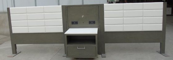 wooden queen upholstery  headboard with power hubs ,casegoods, hotel furniture,casegoodsHD-0072
