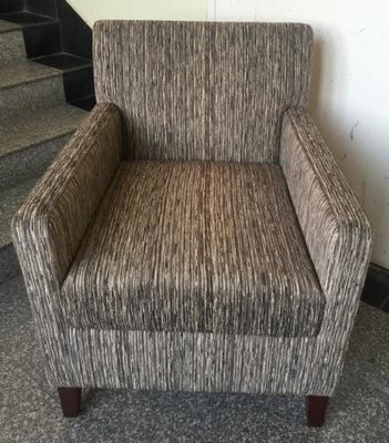 Hotel wooden fabric upholstery lounge chair ,hotel sofa,single sofa LC-0021