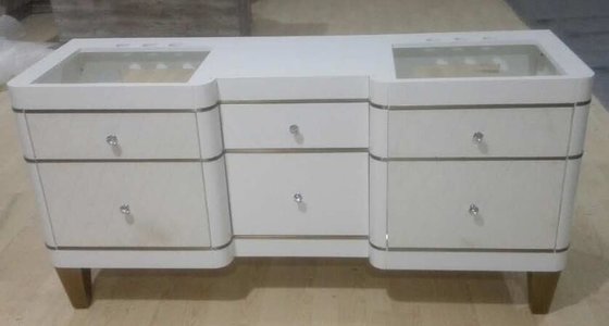 wooden Bathroom vanity with wood shelf /bathroom cabinet /HOTEL VANITY V-011