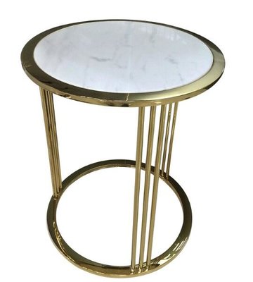 stone top stainless steel metal side table/End table/coffee table for hotel furniture,casegoodsTA-0082