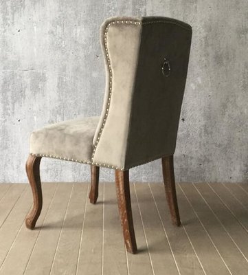 solid oak french style dining chairs,Antique style  fabricWooden frame leather dining chair,desk chair CH-015