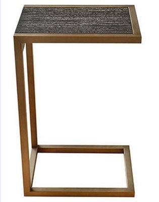 wooden top brass color stainless steel metal side table/End table/coffee table/C table, hotel furniture,casegoodsTA-0085