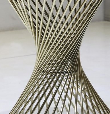 stone top Brass stainless steel metal side table/End table/coffee table/C table, hotel furniture,casegoodsTA-0089