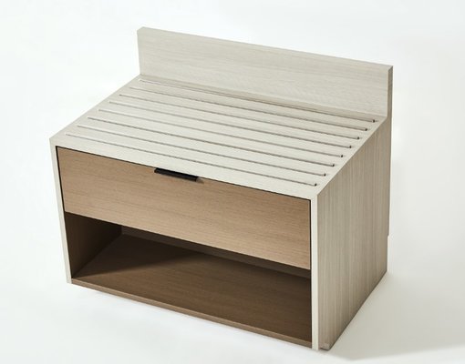 Hampton Inn Hotel New Design Luxury Bedroom Furniture HPL luggage bench with one drawer