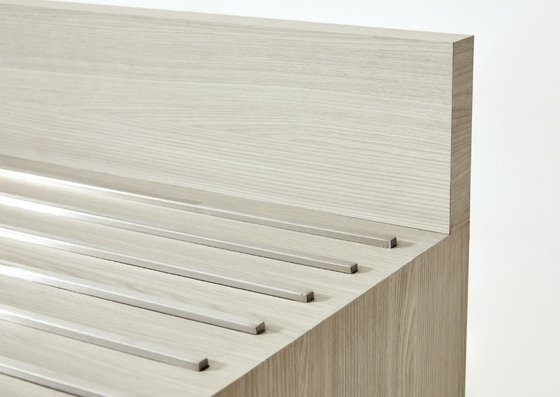 Hampton Inn Hotel New Design Luxury Bedroom Furniture HPL luggage bench with one drawer