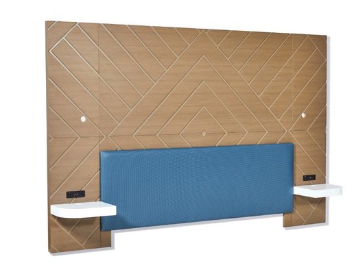 Hampton Inn hotel luxury furniture new design king headboard with upholstery for hotel bedroom
