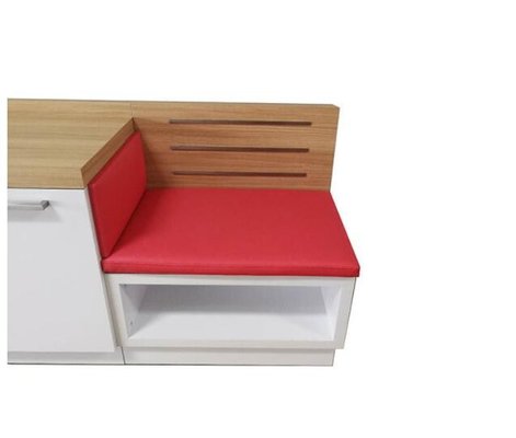 Hilton Garden Inn Modern Luxury High pleasure laminate with white and oak finish streamline unit with linear desk