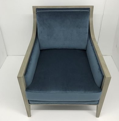 Solid oak wood frame fabric Leisure Customized Comfortable Single Sofa Chair For Hotel guestroom lounge chair