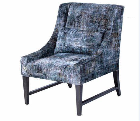 Solid beech wood frame fabric Leisure Customized Comfortable soft hotel lounge chair