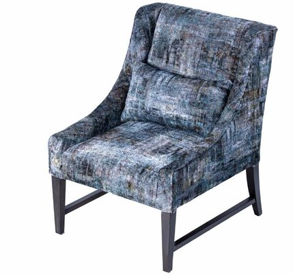 Solid beech wood frame fabric Leisure Customized Comfortable soft hotel lounge chair