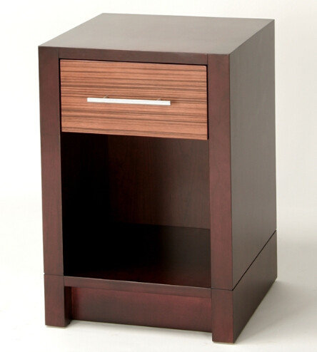 Wooden 5-star hotel furniture stone top night stand/bed side table NT-0014