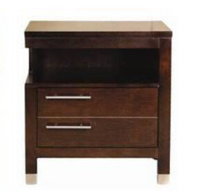 Wooden Simple design hotel furniture HPL top night stand/bed side table NT-0025
