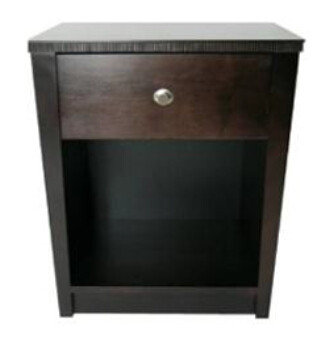 Wooden Simple design hotel furniture HPL top night stand/bed side table NT-0026