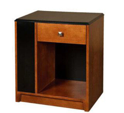 Wooden Simple design hotel furniture HPL top night stand/bed side table NT-0030