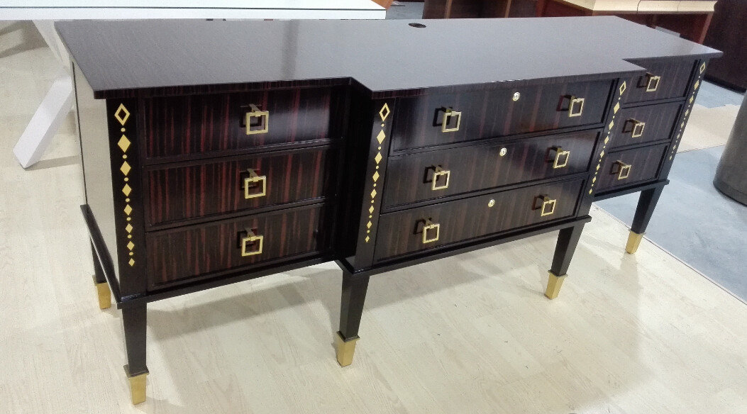 High end wooden hotel bedroom furniture,dresser/chest /TV cabinet / console DR-0035