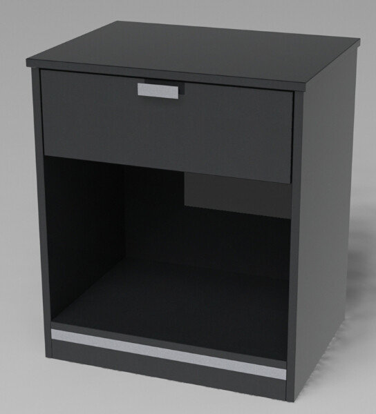 Solid wood edge with HPL top night stand/bed side table,,hospitality casegoods NT-0049