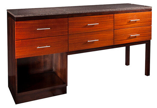 wooden desk with drawers for hotel bedroom,Hospitality casegoods,HOTEL FURNITURE DK-0050