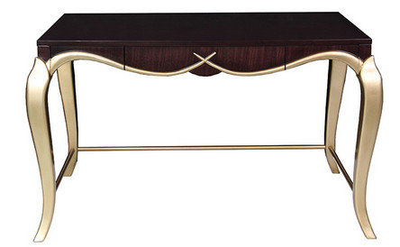 high end wood- metal base writing desk for hotel bedroom,casegoods,HOTEL FURNITURE DK-0058