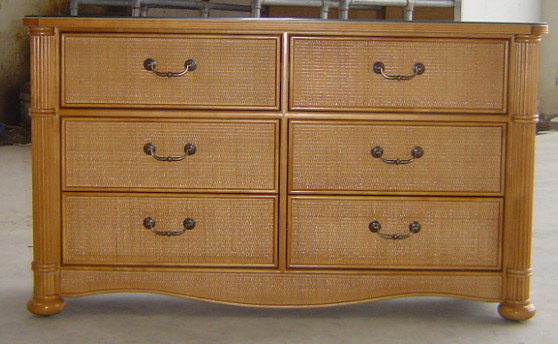 6-drawer wooden dresser/ chest,M/F combo ,console,hospitality casegoods DR-77