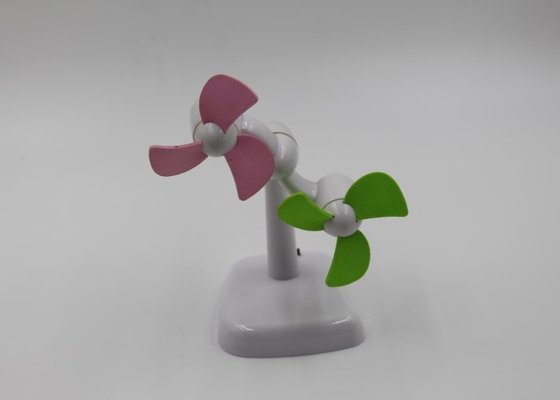 Double Blades USB/ AAA Battery Mini Fan Revolutionary & Rotation Mini Fan