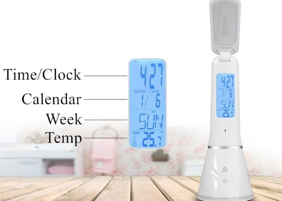 Calendar Foldable USB Rechargeable Desk Lamp For Reading Room 104×85×290 MM
