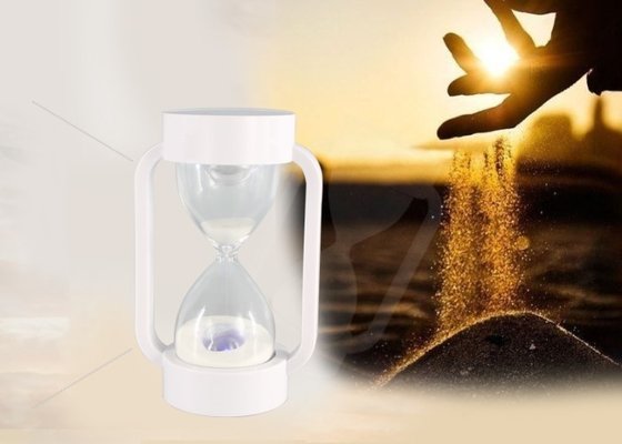 Kids Room G-Sensor Hourglass Sand Clock Colorful Night light Funny Gift for Children
