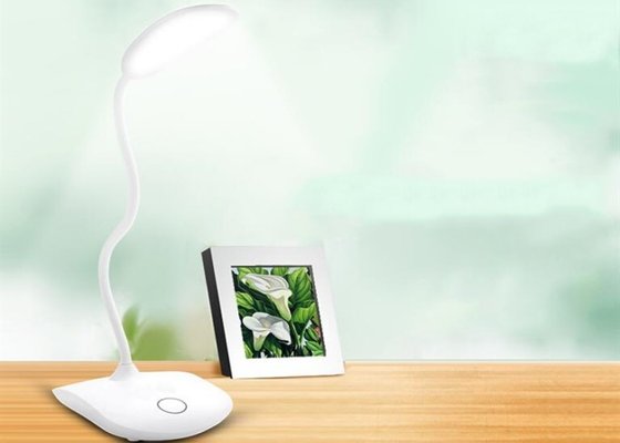 Lovely Electronic Gift Rechargeable LED Desk Lamp with USB Port Three Brightness Level