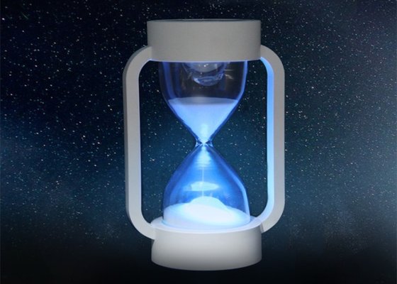 Night Light 12MIN Sand Clock Timer Sand Glass Kids Bedroom Colorful Light