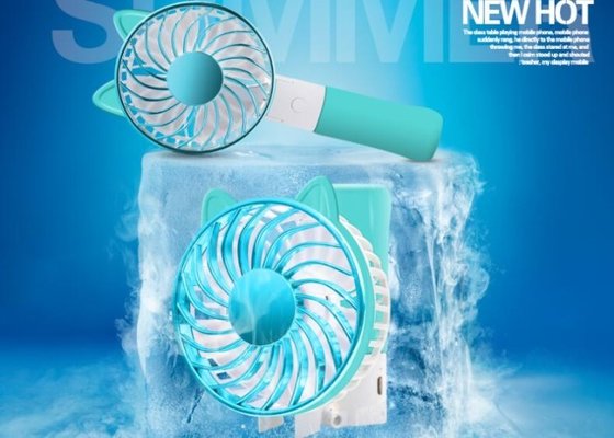 Rechargeable Battery Usb Handheld Fan Portable Cooling Mini Handheld Fan