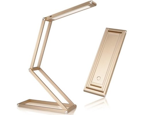 Aluminum Dimmable Folding LED Desk Lamp With Mounting Bracket 4 Section