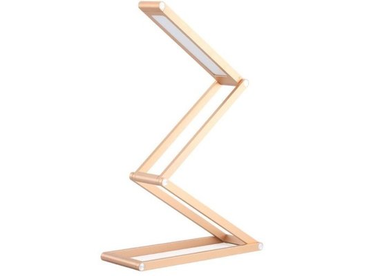 Gold Fun Electronic Gifts BZD Transformers 2 Levels Dimming Portable Foldable LED Table Lamp