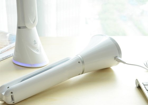 Flexible Neck Folding LED Desk Lamp With USB Cable 3 Dimming Levels Sensitive Touch Switch