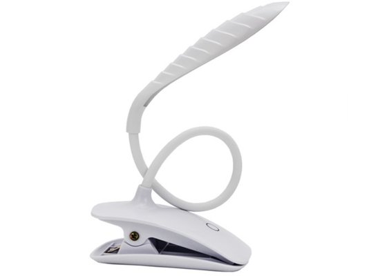 Dimmable Touch Sensor USB Rechargeable Table Lamp Flexible Clip Desk Lamp