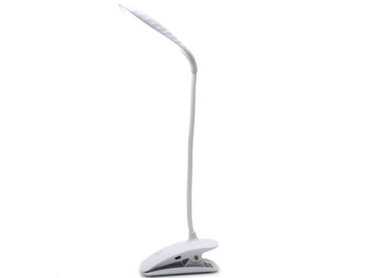 Folding LED Clip Desk Mini Table Lamp Reading Lamp with USB Battery Rechargeable