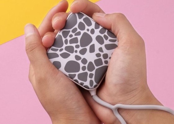 Pocket Electric Hand Warmer Portable Power Bank Rechargeable USB Electric Heater with Camping Lamp