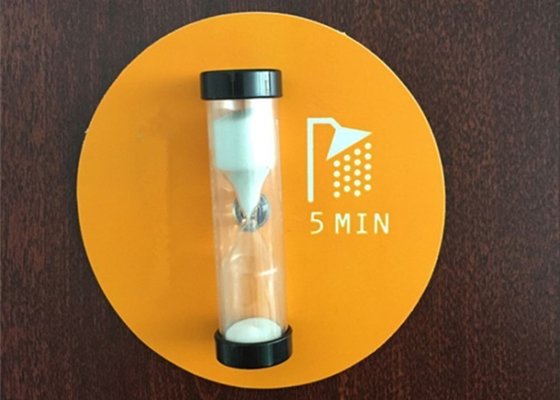 4mins  / 5mins  / 10mins Sand Clock Plastic Shower Timer with Sucker Hourglass Sand Timer