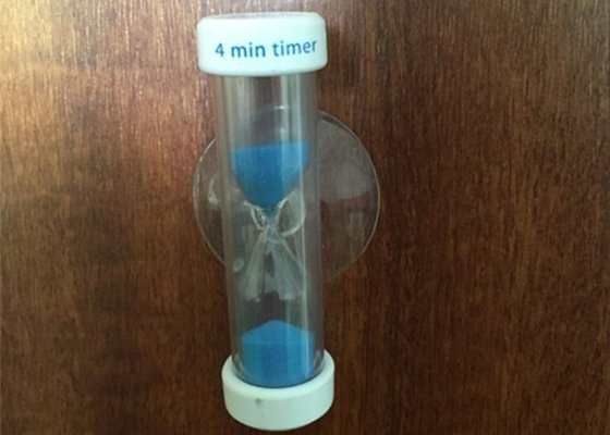 4mins  / 5mins  / 10mins Sand Clock Plastic Shower Timer with Sucker Hourglass Sand Timer