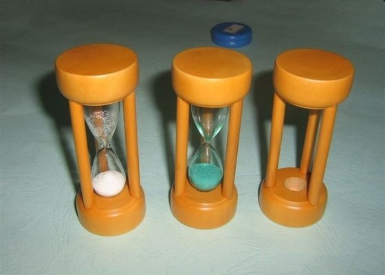 Matt Sand Clock Timer Custom Time Wooden Frame Sand Clock Wooden Hourglass