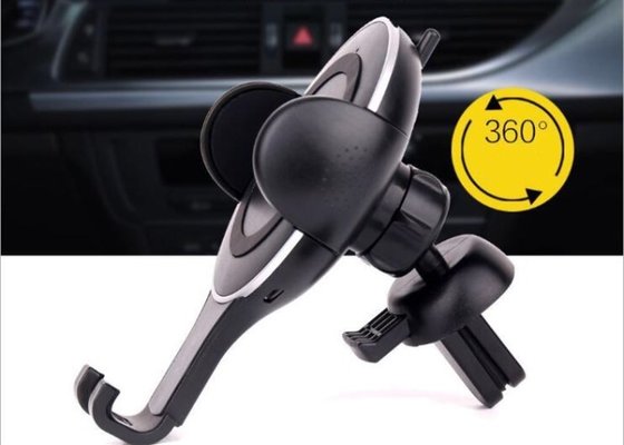 360 Rotating  Universal Wireless Phone Charger Universal Mount Car QI Wireless Charger Holder