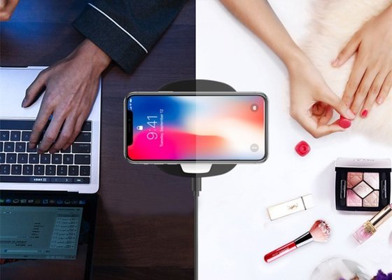 Stalinite & Zinc Alloy Universal Qi Wireless Power Charging Pad For Mobile Phone