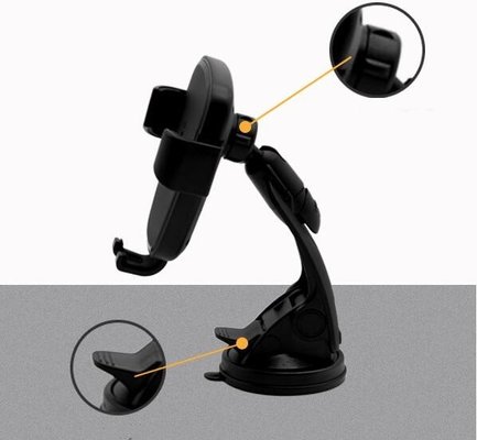 Qi Universal Wireless Phone Charger Gravity Fast Charging Car Phone Holder Stand