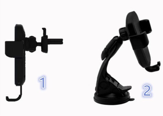 QI Fun Electronic Gifts Car Mount Fast Charging Air Vent Gravity Phone Holder