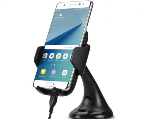 Vehicle Mounted QI Universal Wireless Phone Charger Convenient 360 Degree