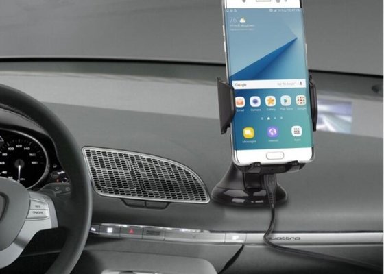 Fast Universal QI Wireless Car Charger With Automatic Infrared Sensor Car Mount Phone Holder