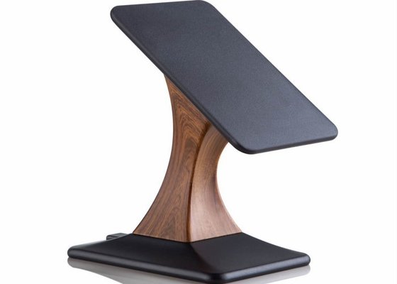 CE Universal Wireless Phone Charger Wooden Stand Phone Holder QI Wireless Charger