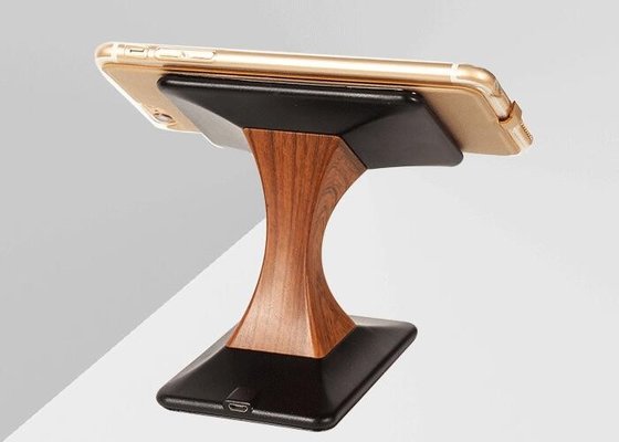 Fashion Fun Electronic Gifts For IPhone X Wood QI Wireless Charger Charging Pad Stand